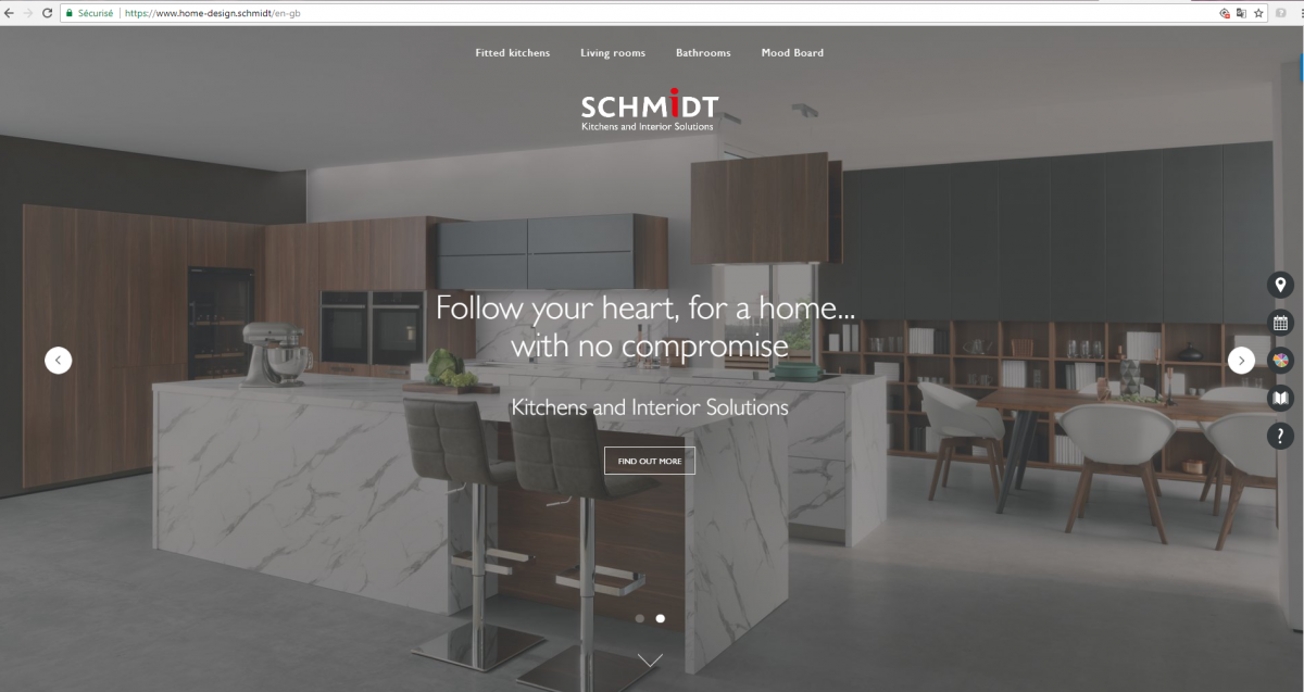 Schmidt launches its new website in dot brand: Home-design.schmidt ...